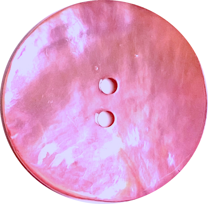 Pink Shiny Agoya Shell 1-1/8" 2-hole Button, 28mm # SK-1237 – The ...