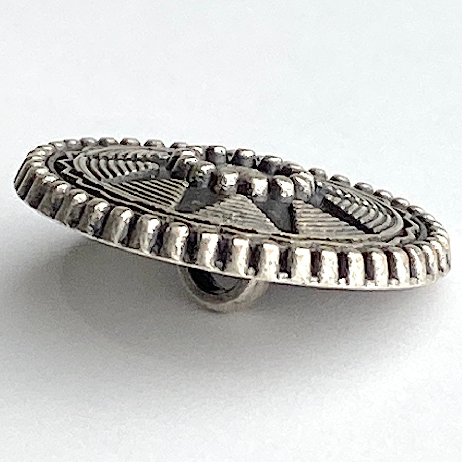 Southwest Starlight, Silver Metal Button, 23mm Shank Back 7/8" #FJ-116 ...