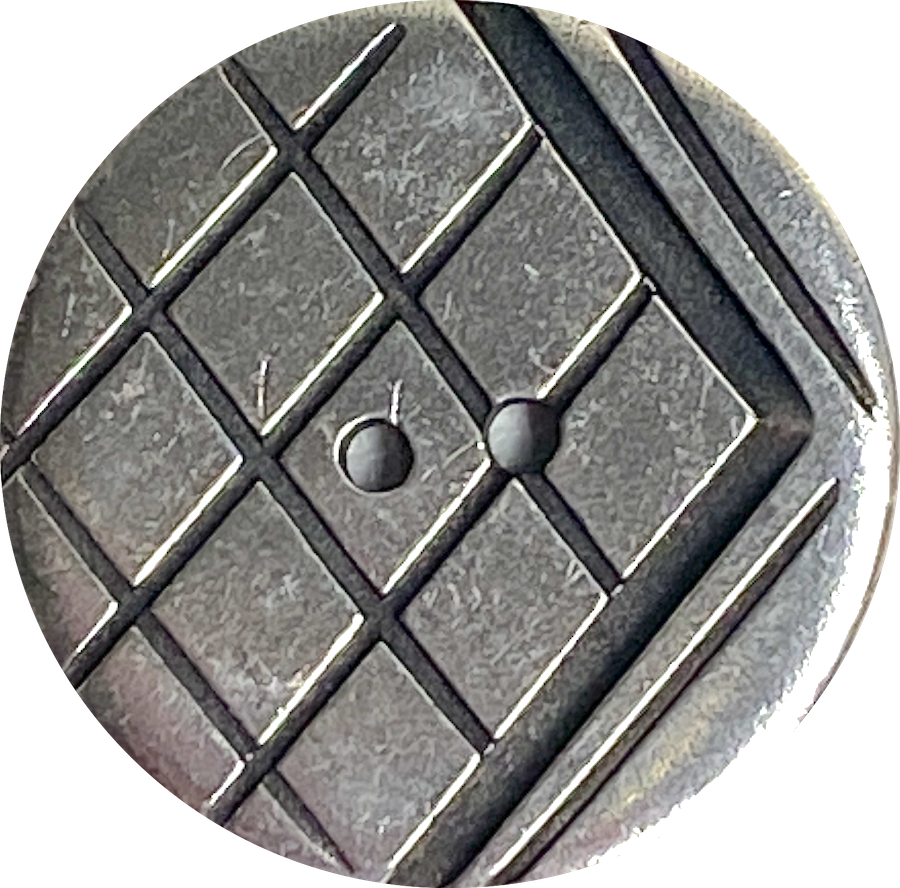 SALE Grid/Diamonds Danforth Pewter 2 Hole Button, 1" Vivian, USA Made ...