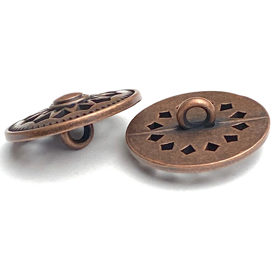 Copper Stars, Kites + Gears Cut-Out Button, 7/8" / 22mm #SWC-130 – The ...