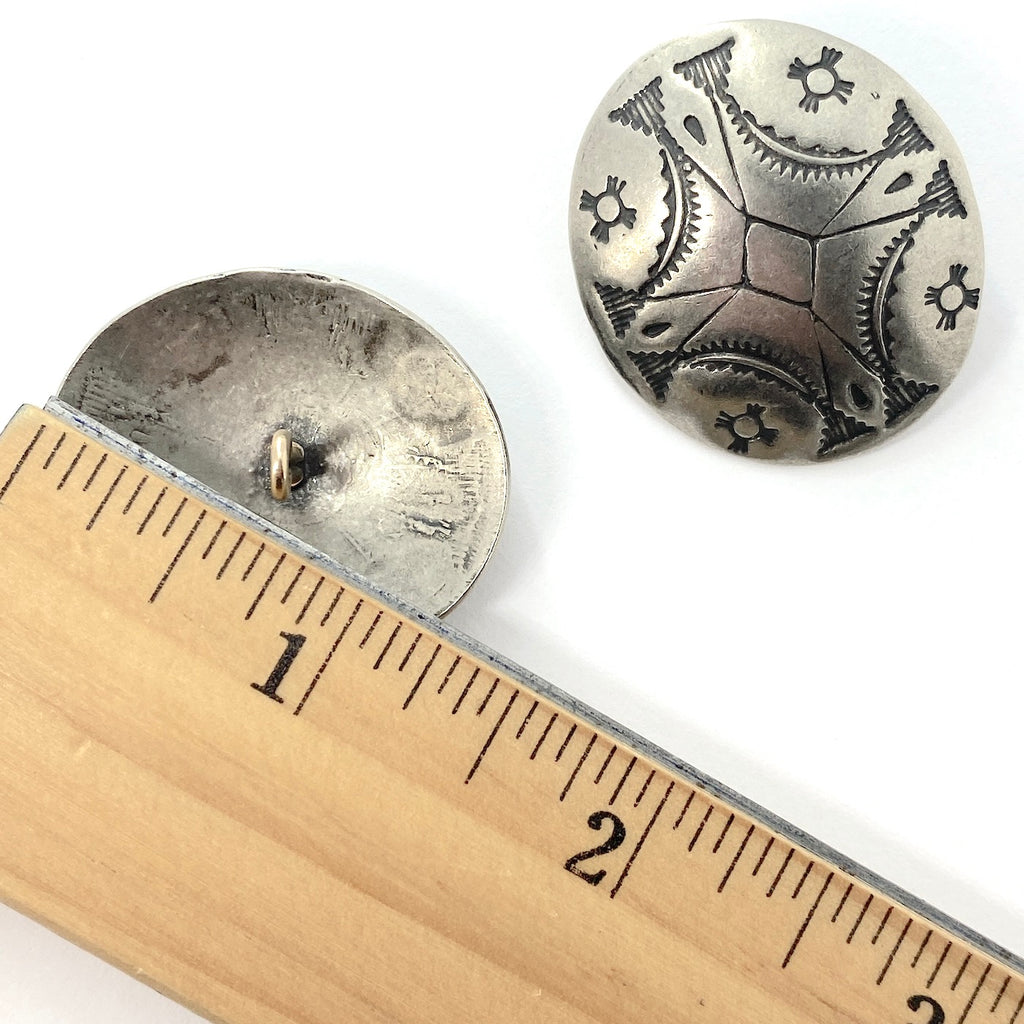 Four Rivers Oval Concho Button 1-3/8"x 1-1/8" with Large Shank #SW-324 ...