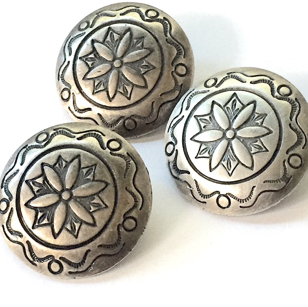 Concho Style Button, 7/8